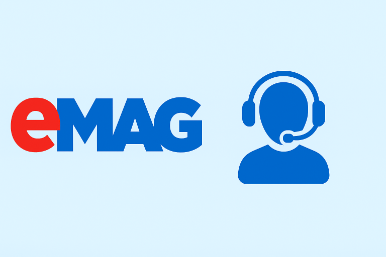 Contact eMAG asistență clienți non stop - telefon service, reclamații